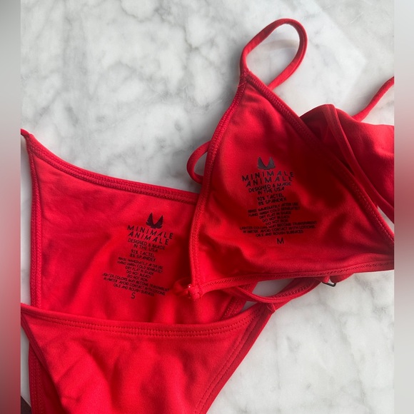 Minimale Animale | Swim | Minimale Animale Cherry Bomb Red Bikini ...